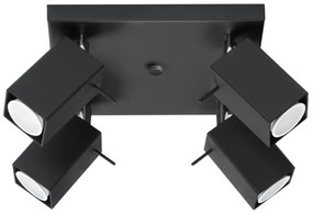 Sollux Lighting Stropní svítidlo MERIDA 4 Černá