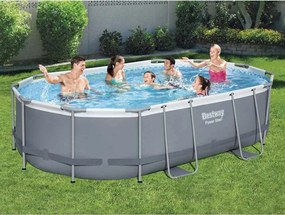 Bestway Power Steel Bazénový set oválný 488 x 305 x 107 cm [92818]