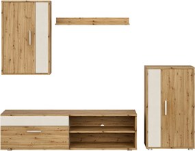 Sada obývacího nábytku Benson dub artisan/kašmír