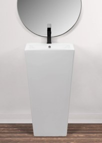 Rea Daria, volně stojící umyvadlo 440x380x840mm, bílá lesklá, REA-U9900