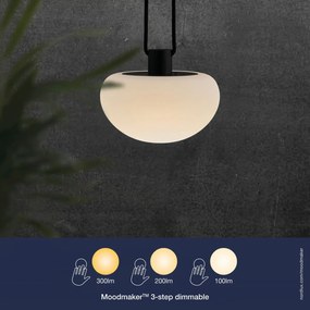Černé zahradní závěsné LED svítidlo Sponge 4,8W  - Nordlux