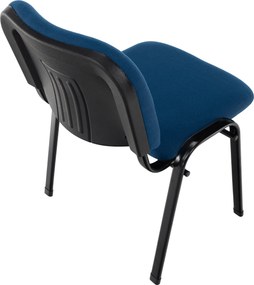 Kancelářská židle, tmavě modrá, ISO ECO