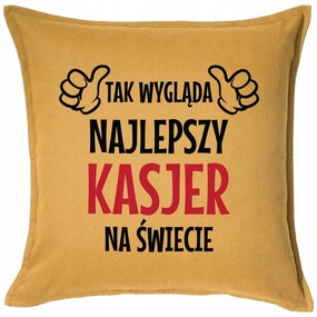 IKEA NEJLEPŠÍ POKLADNÍK polštář 50x50 dárek