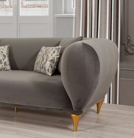 Hanah Home Třímístná pohovka MEBLON antracit 867UNQ1549