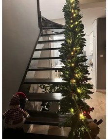 Věnec na vánoční stromeček 2,7 m HQ se světly Ruhhy 22325