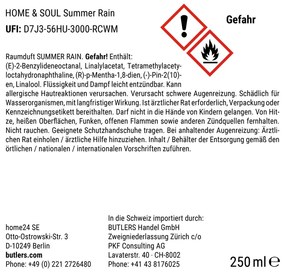 Butlers HOME & SOUL Vůně do bytu Summer Rain 250 ml
