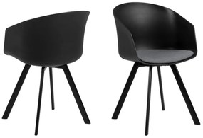 Designová židle Moon II černá