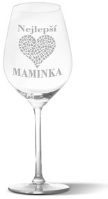 Sablio Sklenička na víno Nejlepší maminka: 49 cl