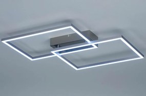 Stropní stmívatelné designové LED svítidlo do obýváku York Quadro