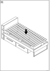 Jurek Postel LORIN L/P R11 Kombinace barev: KAŠMÍR + JARNÍ DUB