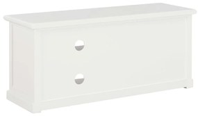 TV stolek Kelso - bílý - dřevo | 90x30x40 cm