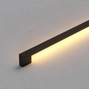 Toolight Toolight, LED nástěnné svítidlo 80cm, 12W, 3000K, LHJ063-W, černá matná, OSW-60032