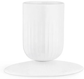 KÄHLER Porcelánový svícen Hammershøi White 10,5 cm, bílá barva, porcelán