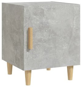 Noční stolek betonově šedý kompozitní dřevo - Default Title