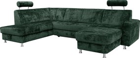 XXXLutz SEDACÍ SOUPRAVA, textil, zelená Xora - Sedací soupravy - 002527024564