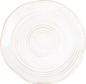 Béžový keramický dezertní talíř Groa - Ø 18*2 cm