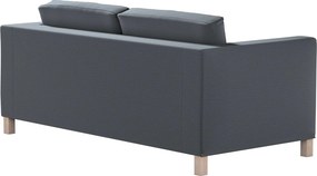 Potah na pohovku IKEA  Karlanda rozkládací, krátký barva šedá látka sametová