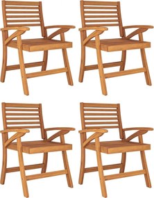 5dílný zahradní jídelní set masivní akáciové dřevo 3156856