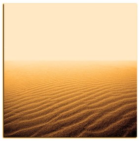 Obraz na plátně - Písek v poušti - čtverec 3127FA (80x80 cm)