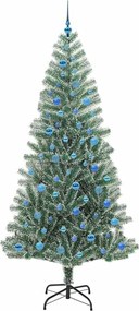 Umělý vánoční stromeček se sněhem a LED osvětlením 240 cm 3396840