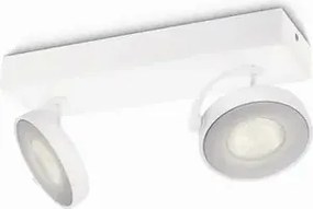 Philips Clockwork 2x4.5W bílá / LED bodové svítidlo / 1000lm / 2700K /