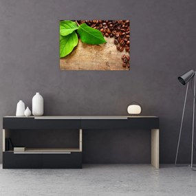 Skleněný obraz - Káva (70x50 cm)