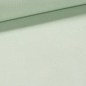 Ergis ubrus PVC s textilním podkladem 7744240 zelený drobný vzoreček, š.140cm (metráž)