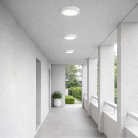 Rabalux Bílé stropní LED svítidlo Shaun Plus kulaté 220mm 24W IP44 75072