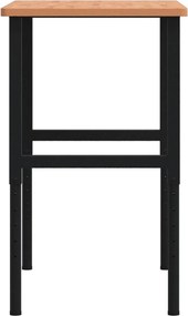 Pracovní stůl 100 x 60 x (71,5–98) cm masivní buk obdélníkový 3309684