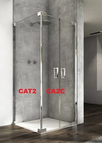 Ronal (Sanswiss) Ronal, CADURA boční stěna v 90° CAT2 Šířka: 110 cm