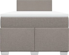 Box spring postel s matrací taupe 120x190 cm textil 3285824