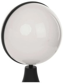 Exteriérová lampa, 1x bílé plastové stínítko
