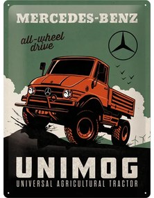 Postershop Plechová cedule: Mercedes-Benz Unimog - 40x30 cm