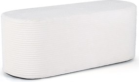 Costway Čalouněná osmanská lavice 120 cm Moderní stolička u nohou postele