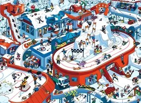 RAVENSBURGER Puzzle Zimní říše divů XXL / 200 dílků