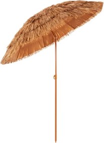Zahradní slunečník 135 cm SPRINGOS HAVAJ BU0023 hnědý