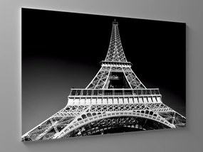 Liox Černobílý obraz Eiffelova věž Rozměr: 120 x 80 cm