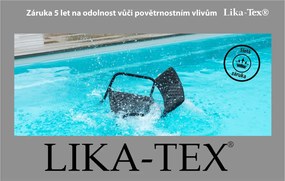 Doppler PARIS LIKA-TEX(R) antracit - luxusní polohovací zahradní křeslo