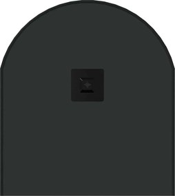 vidaXL Nástěnné zrcadlo 80x35 cm oválné [348206] Barva: Černá