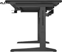 Genesis Holm Modular 140 RGB / Herní stůl / černý / D:140cm / Š:75cm /