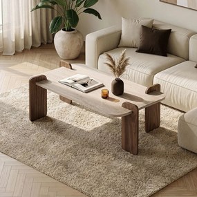 Béžový konferenční stolek 60x120 cm Renard – Nordure