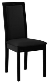 Čalouněná jídelní židle Heven IV, Barva dřeva: černý, Potah: Kronos 7