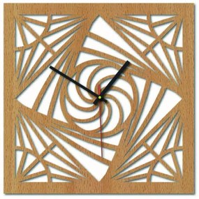 Sentop - MDF Moderné nástenné hodiny GARVI HD F015 i čierne I SENTOP HDFK016 MDF