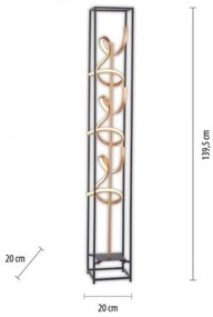 Paul Neuhaus 415-18 - LED Stmívatelná stojací lampa SELINA 3xLED/10,2W/230V