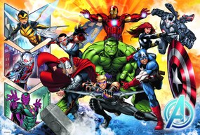 Trefl Puzzle Síla Avengers/Disney Marvel The Avengers 100 dílků 41x27,5cm v krabici 29x19x4cm