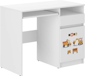 Wooden Toys Dětský psací stůl N-35 STAVEBNÍ NÁMĚSTÍ