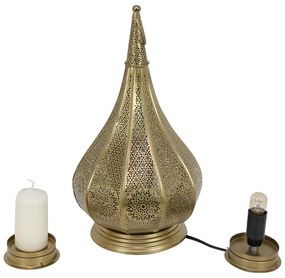Orientální stolní lampa Monza Gold