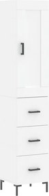 Skříň highboard bílá 34,5 x 34 x 180 cm kompozitní dřevo 3200193