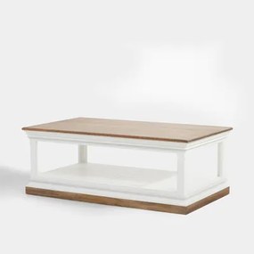Rustikální konferenční stolek starý ořech ALVERA 120 cm