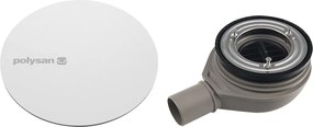 Polysan Mirai vaničkový sifon 90 mm DN40 krytka bílá 72730W